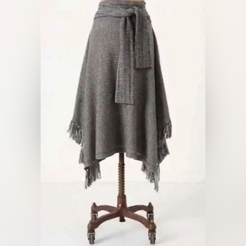Anthropologie Sparrow Merino Wool Sweater Skirt With … - Gem